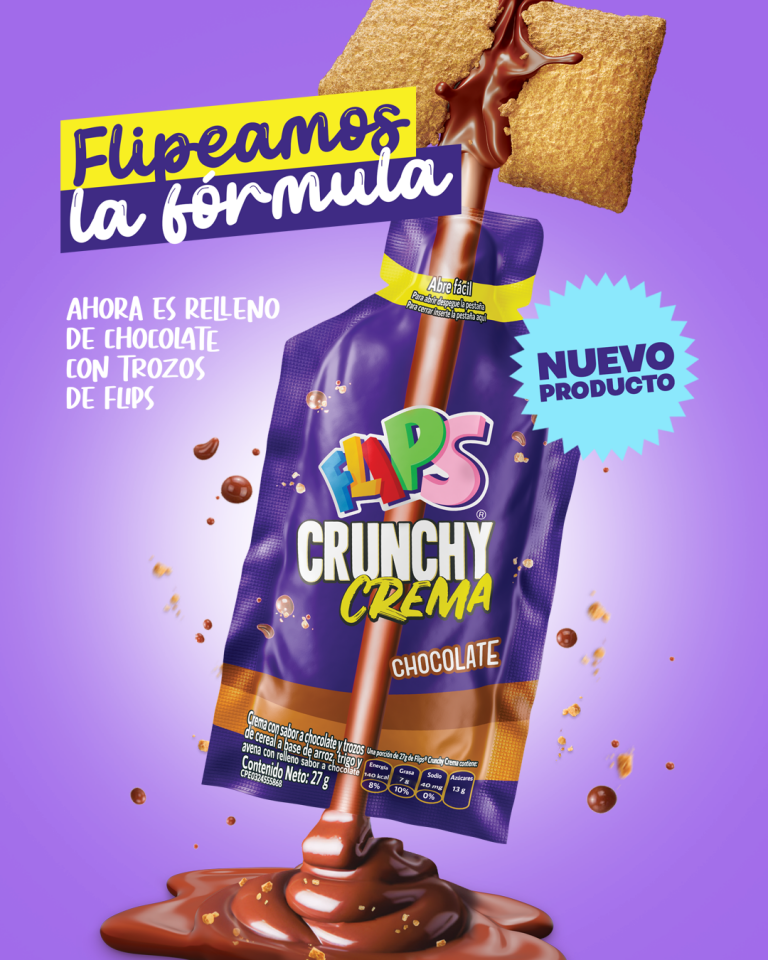 Flips Crunchy Crema: el nuevo producto con que Flips sorprende en la ...